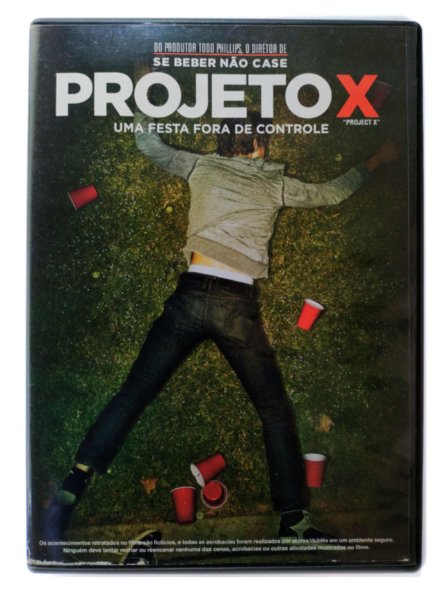 Dvd Projeto X Uma Festa Fora De Controle Todd Phillips Original Thomas ...