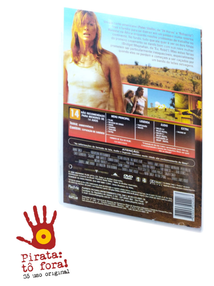 Dvd Caçados Peter Weller Bridget Moynahan Carly Schroeder Original Prey ...