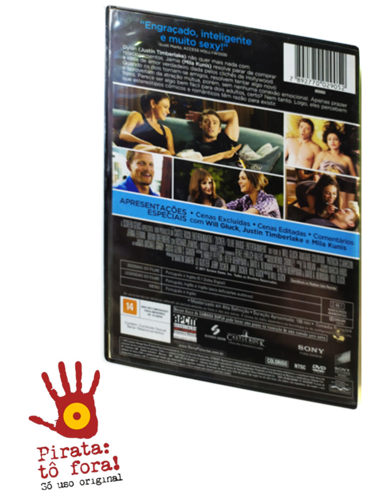 Dvd Amizade Colorida Justin Timberlake Mila Kunis Original Friends with ...