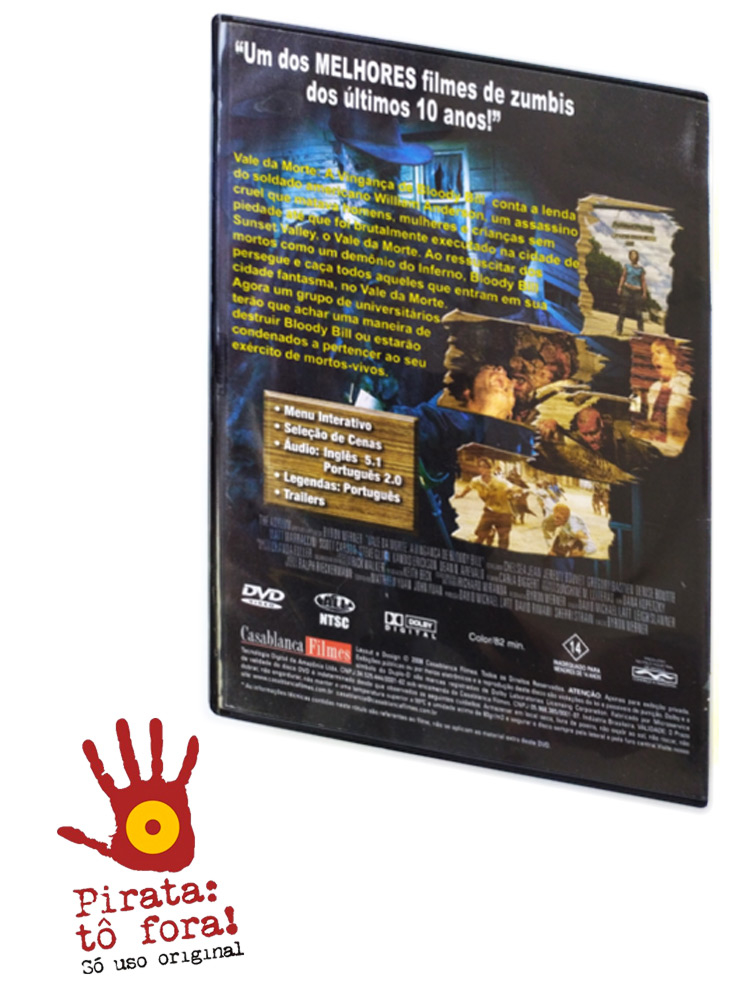 DVD Vale da Morte A Vingança de Bloody Bill Denise Boutte Original ...