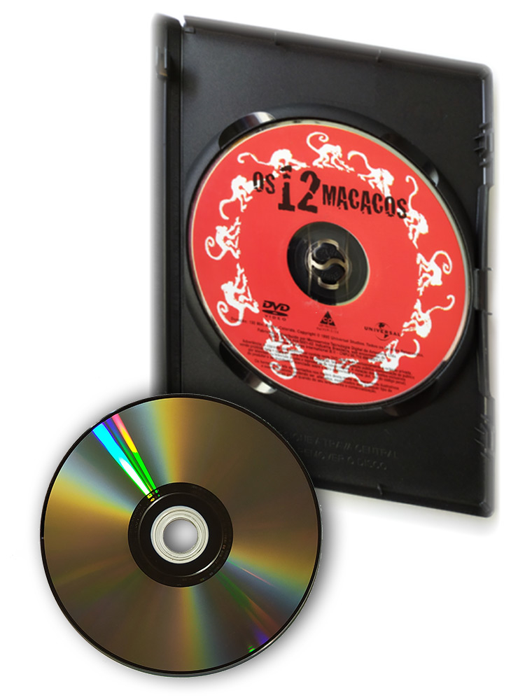 DVD Os 12 Macacos Bruce Willis Brad Pitt Madeleine Stowe Original 12 ...