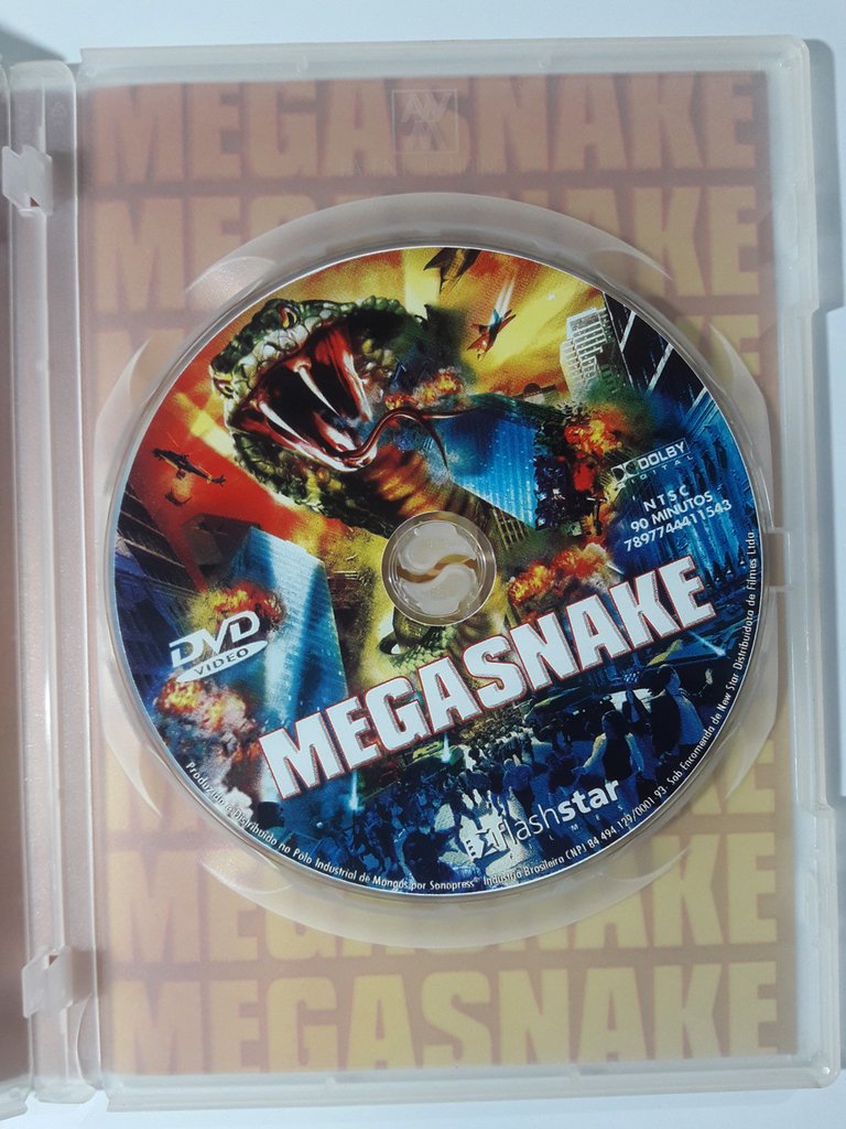 DVD MegaSnake Original Michael Shanks Siri Baruc