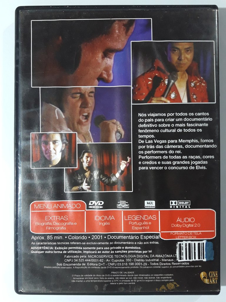 DVD Elvis Presley Almost Elvis Original Robert Washington II Quentin ...