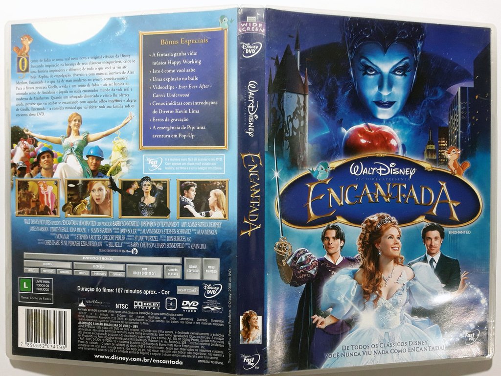 DVD Encantada Original Walt Disney Enchanted
