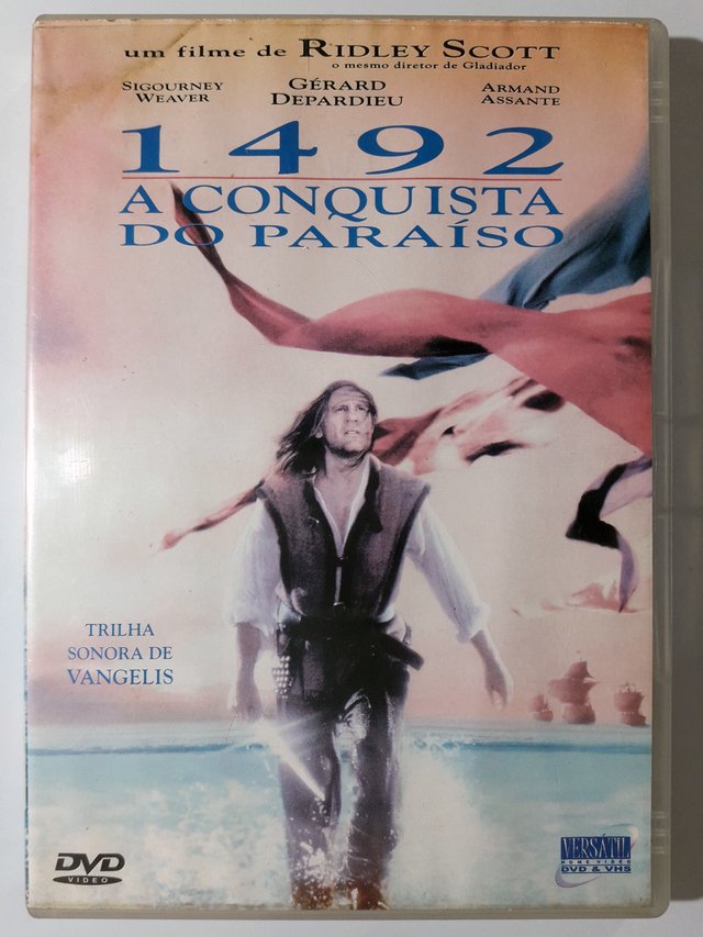 DVD 1492 A Conquista Do Paraíso Ridley Scott Gérard Depardieu Sigourney ...