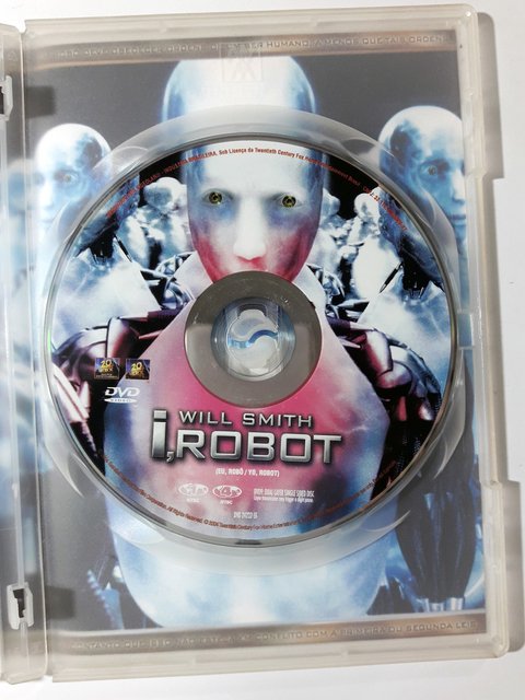 Dvd Eu Robô Com Will Smith Alan Tudyk Bridget Moynahan Original