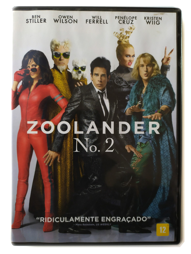 DVD Zoolander 2 Ben Stiller Owen Wilson Will Ferrell Original Penélope ...