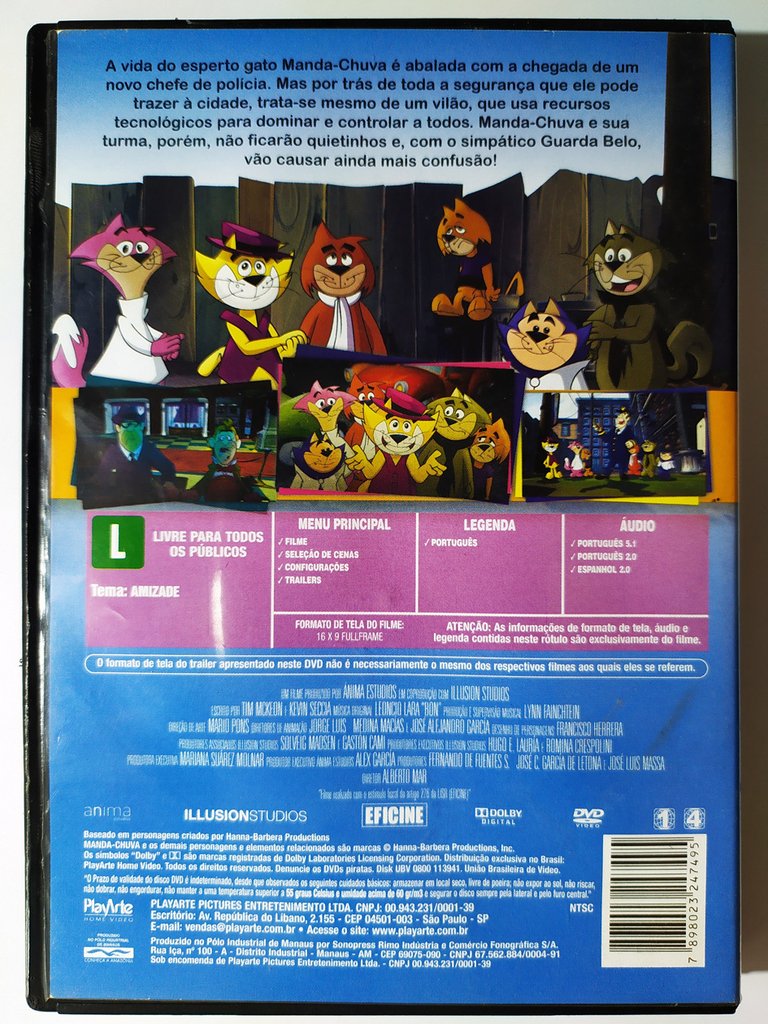 DVD Manda-Chuva O Filme Bon Tim McKeon Kevin Seccia Original