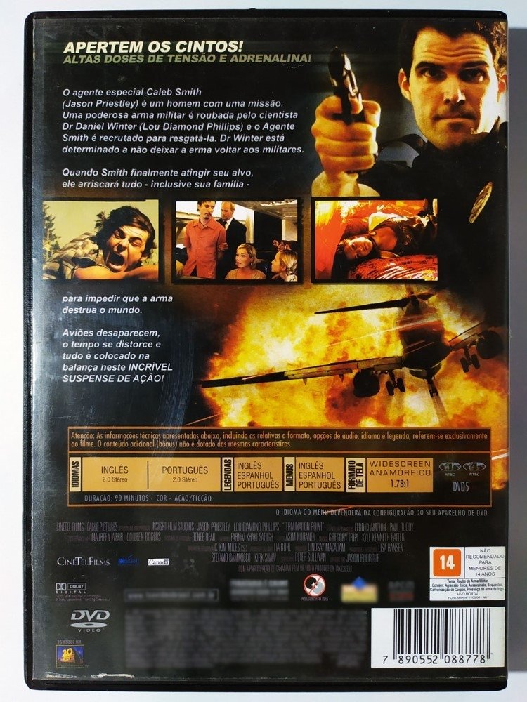 DVD Alvo Mortal Jason Priestley Lou Diamond Phillips Original ...