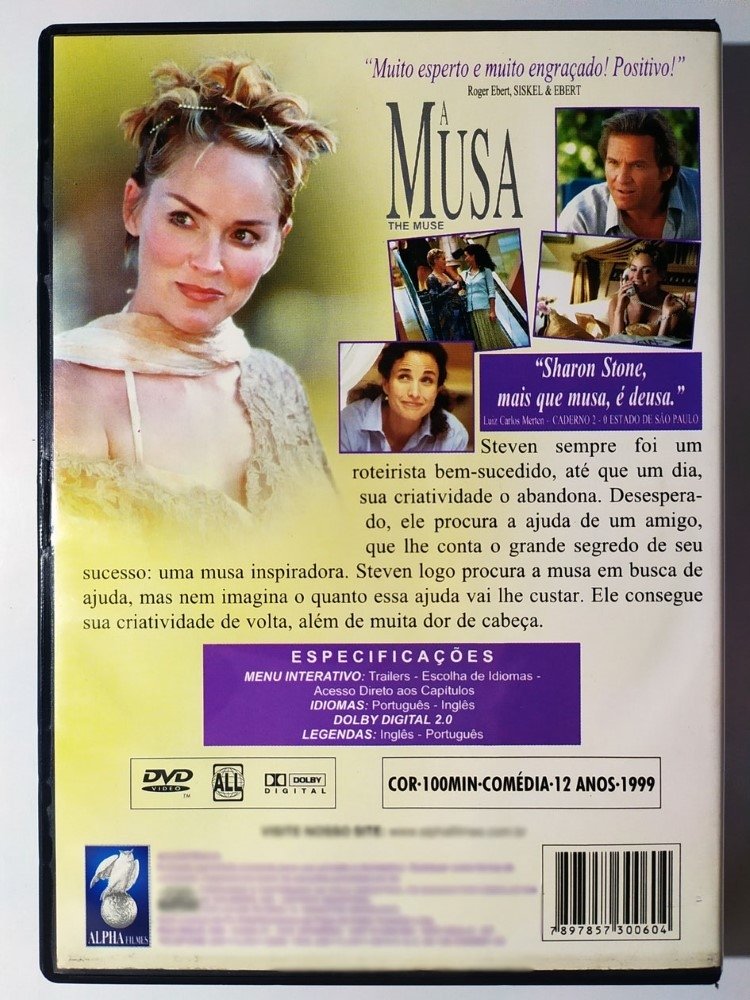 DVD A Musa Sharon Stone Andie MacDowell Jeff Bridges Original Elton ...