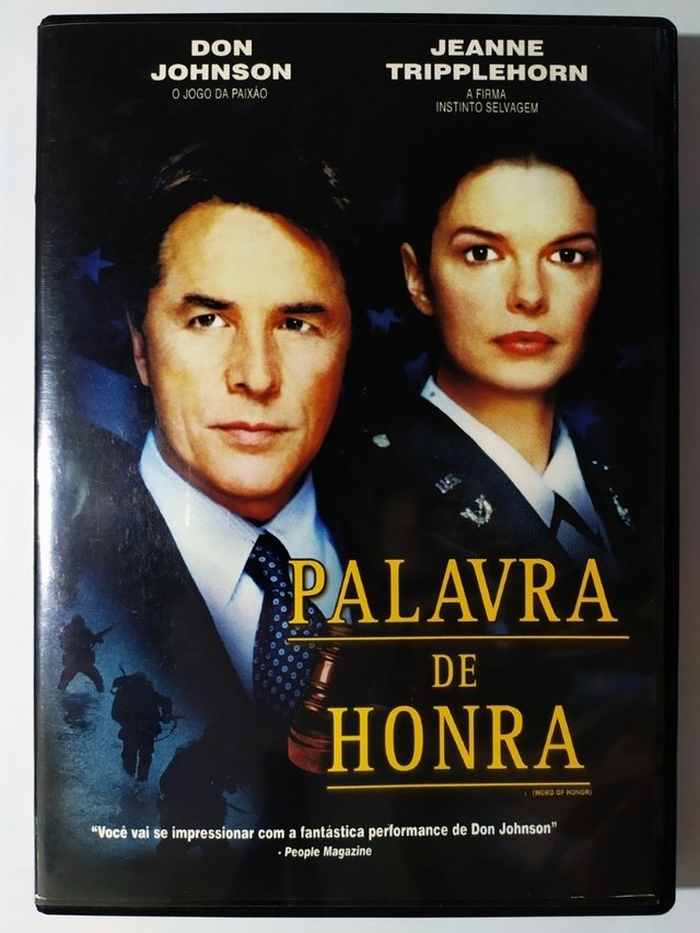 DVD Palavra de Honra Don Johnson Jeanne Tripplehorn Original Word Of ...