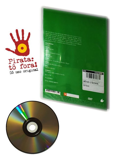 DVD Êxtase Gustav Machaty 1933 Ekstase Hedy Lamarr Novo Original