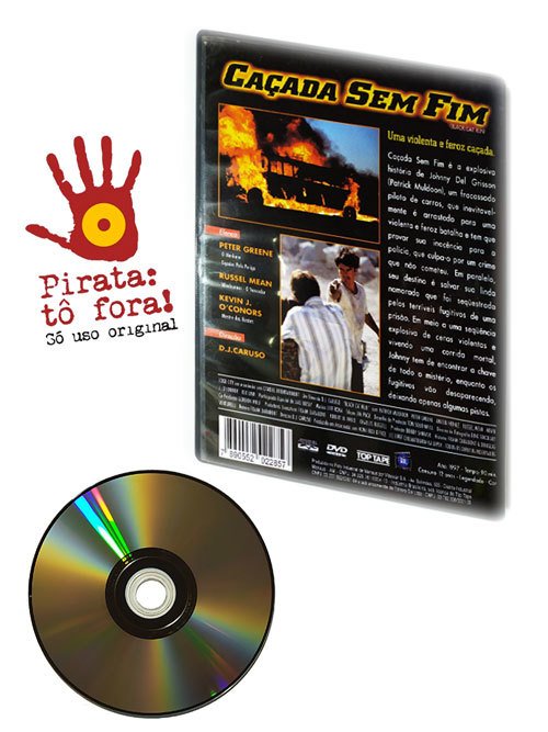DVD Caçada Sem Fim Peter Greene Russel Mean 1997 Original Black Cat Run ...