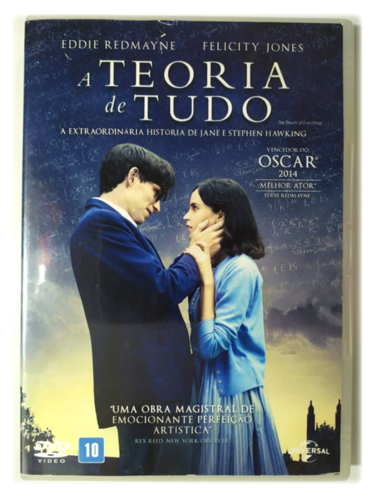 DVD A Teoria De Tudo Eddie Redmayne Felicity Jones Original