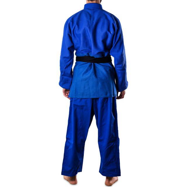 Judo gi Tramado Mediano Azul