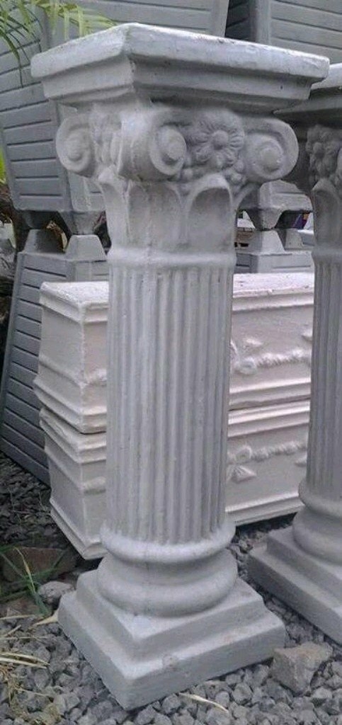 Forma de Fibra para fazer Coluna Romana com Fundo