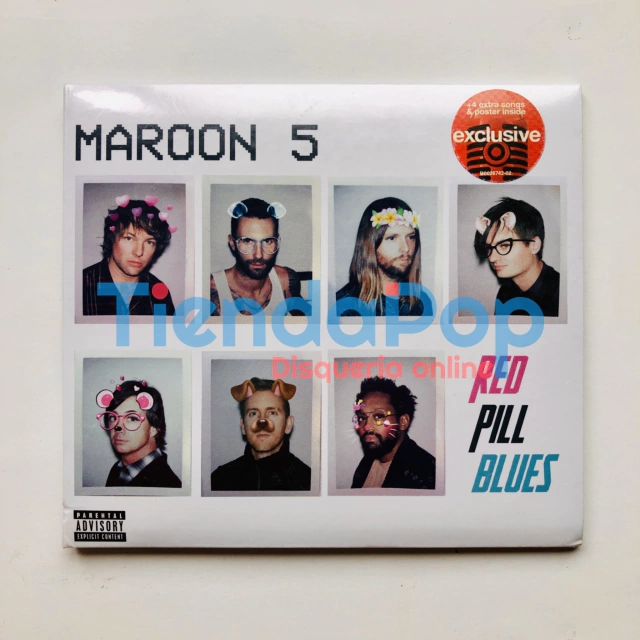 Cd Maroon 5 Red Pill Blues Usa - Cd Target Edicion Limitada Con Bonus ...