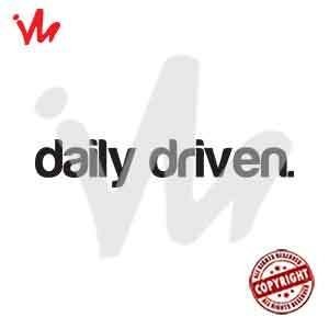 Adesivo Daily Driven - Comprar em Imperial Palace