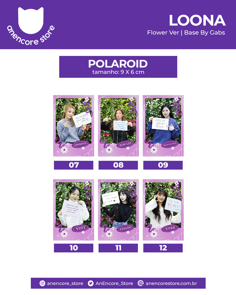 Polaroids Loona - Flower Ver - An Encore Store