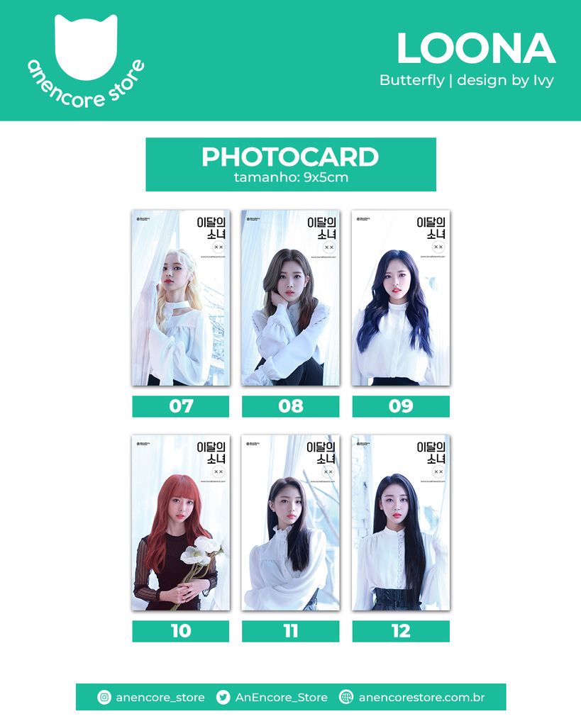 Photocards Loona - Butterfly - An Encore Store