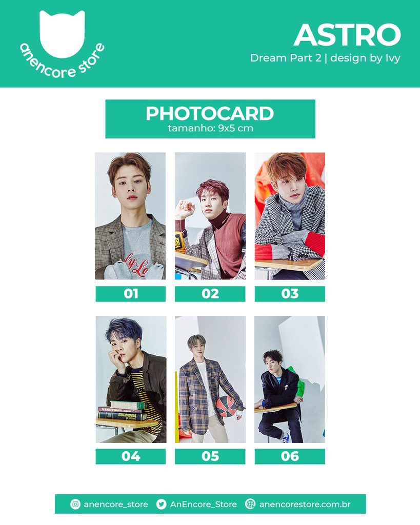 Photocards Astro - Dream Part 2 - An Encore Store