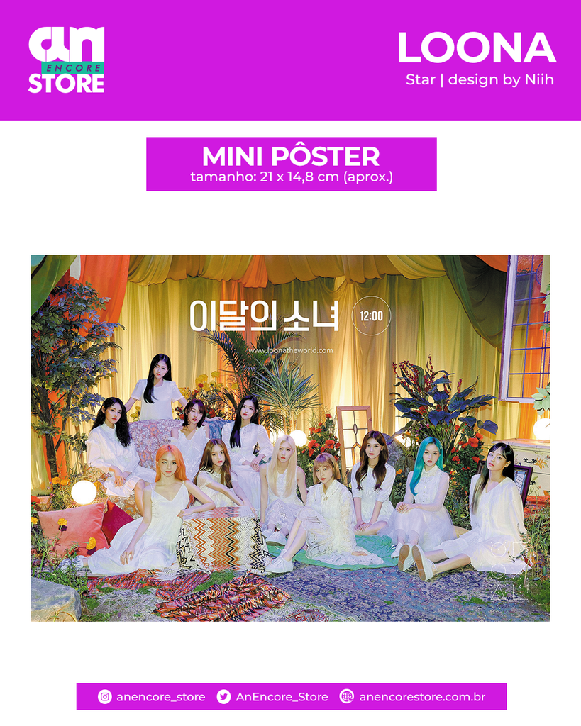 Mini Poster Loona Star - Ver 2 - An Encore Store