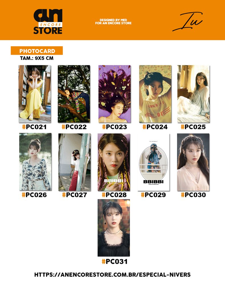 Especial IU - Photocards - Comprar em An Encore Store