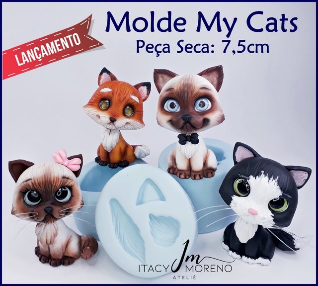 Molde My Cats - Coleção Itacy Moreno