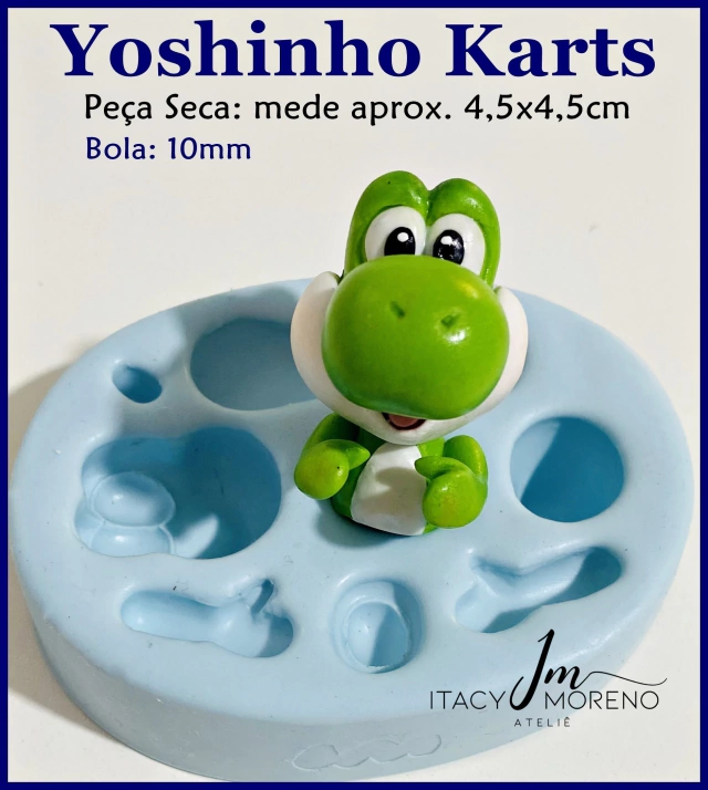 Molde Yoshinho Karts - 4,5x4.5cm - Coleção Itacy Moreno