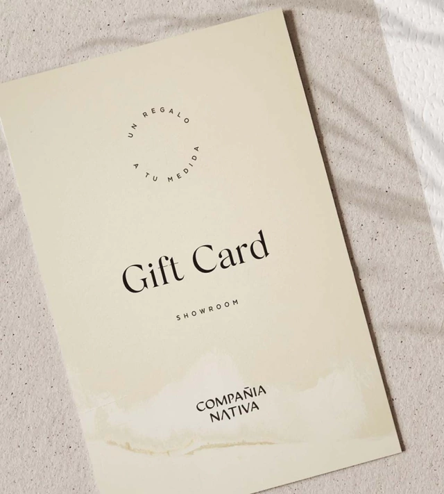 GIFT CARD SHOWROOM - Comprar en Compañia Nativa