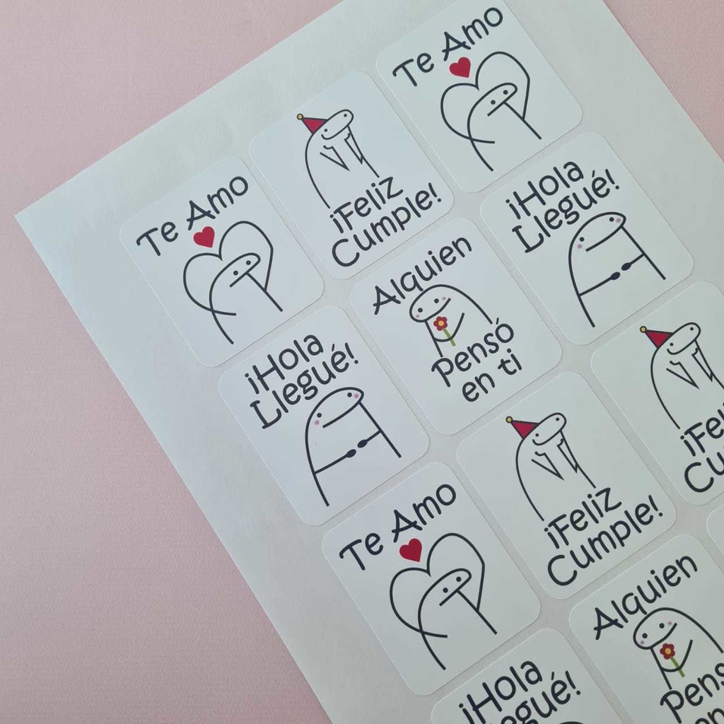 Sticker Florky/ deformito SURTIDO - Arc en ciel