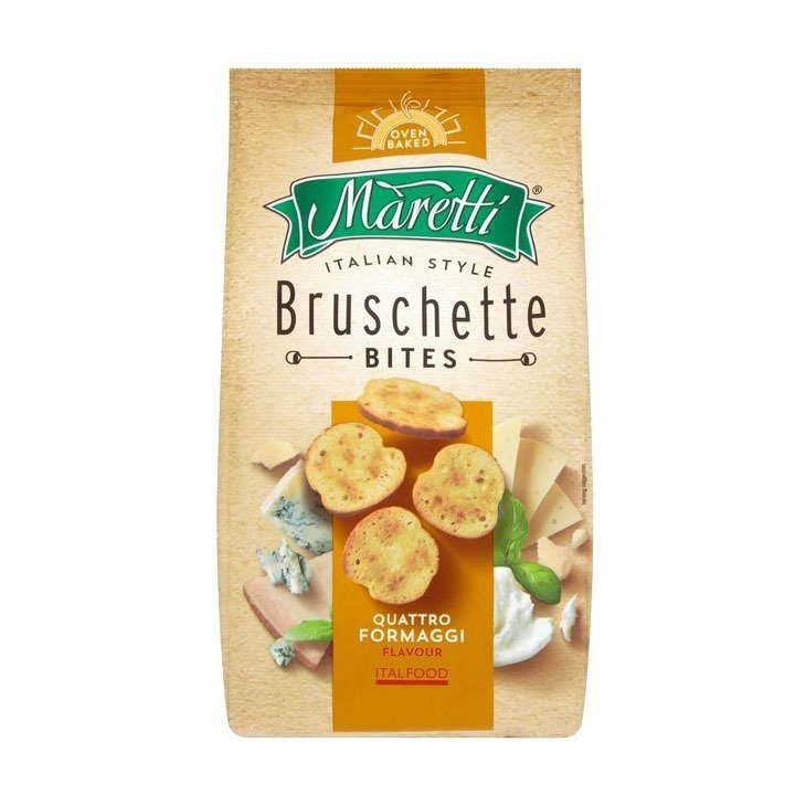 Bruschette Quattro Formaggi Maretti - Briosa Mercado Pilar