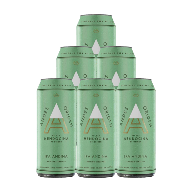 Six Pack Andes IPA 473ml - Briosa - Mercado Gourmet