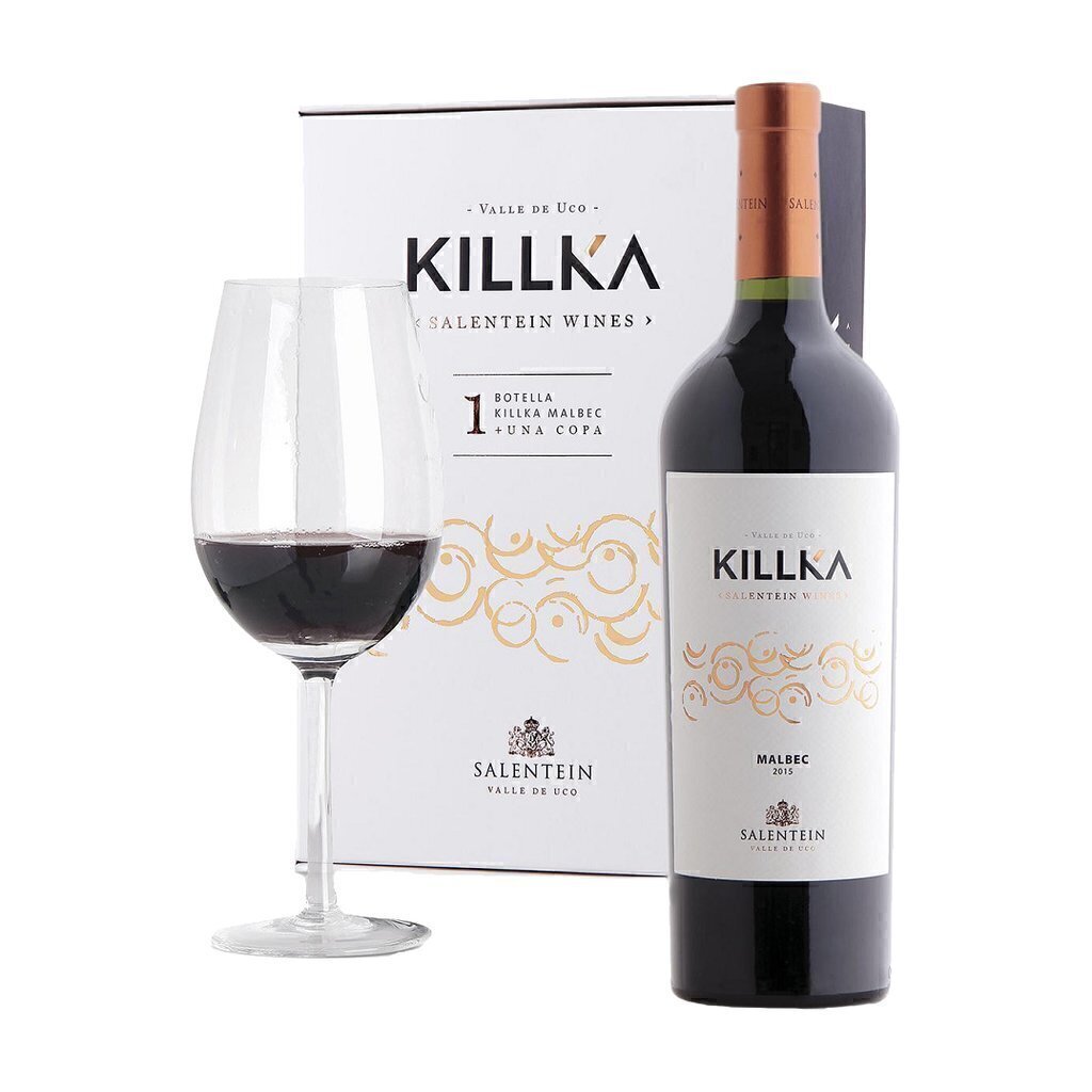 Estuche Killka Salentein Malbec + Copa - Briosa Mercado Pilar