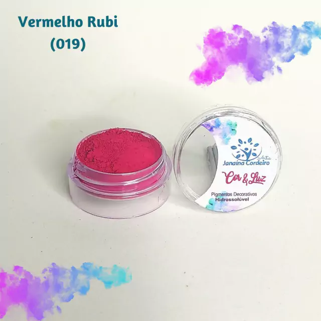 Corante Vermelho Rubi (019) - Cor & Luz