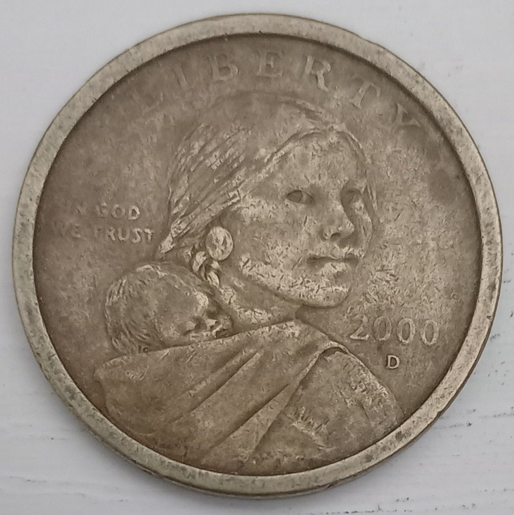 USA 1 dólar, 2000 Letra D - Moedas e Cédulas