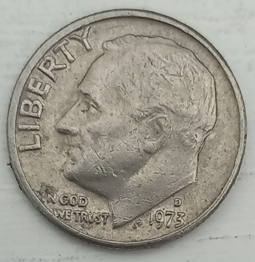 USA 1 dime, 1973 Letra D - Comprar em Moedas e Cédulas