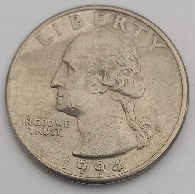 USA Quarter dólar, 1994 Letra D - Moedas e Cédulas
