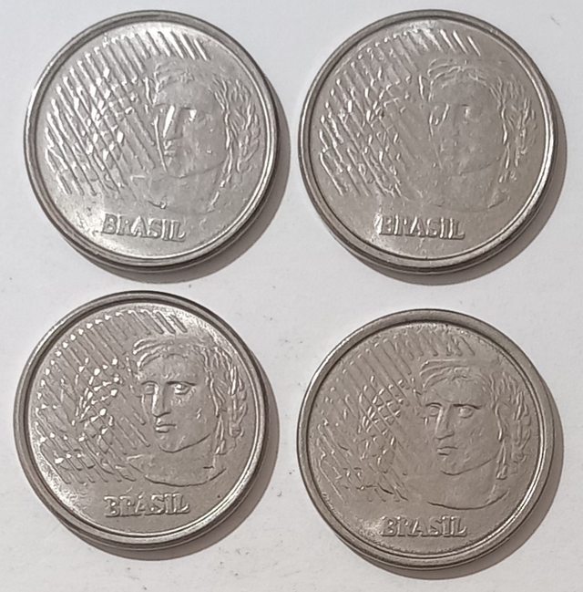 SET 1 Centavo Real 1° família 1994 , 95 , 96 e 1997