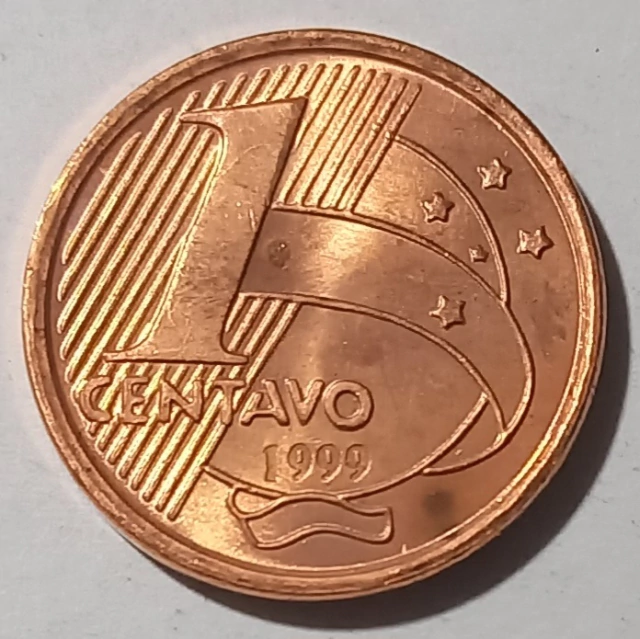 1 Centavo real 1999 SOB/FC - Moedas e Cédulas