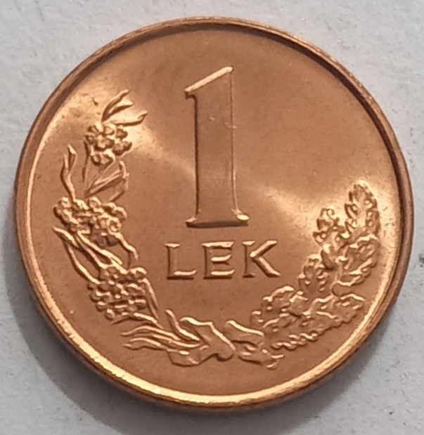 Moeda Albânia 1 lek, 1996 SOB/FC - Moedas e Cédulas