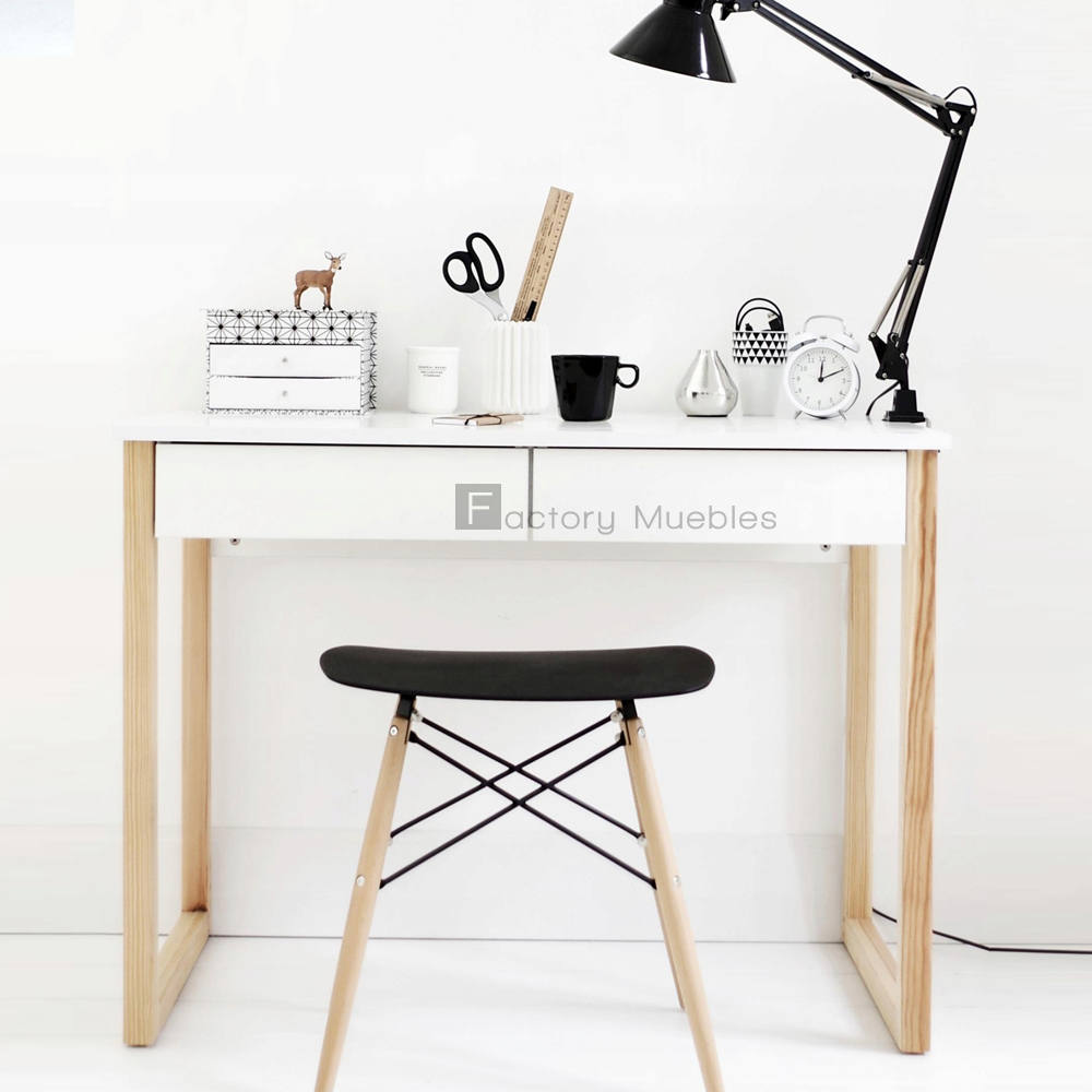 Escritorio Moderno minimalista Melamina + Madera masisa Modelo Limay