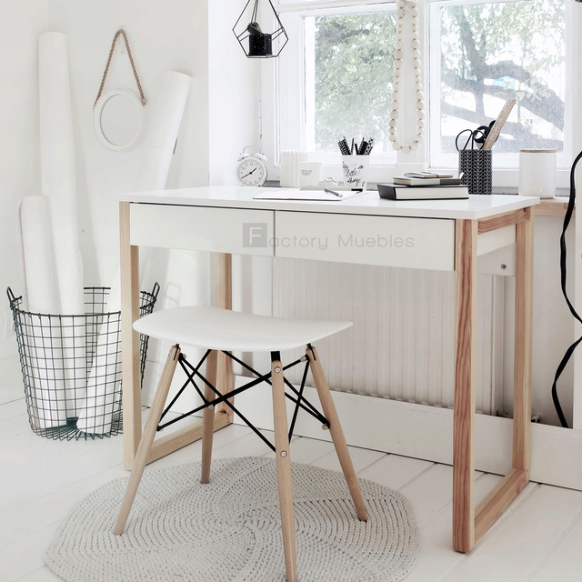 Escritorio Moderno minimalista Melamina + Madera masisa Modelo Limay