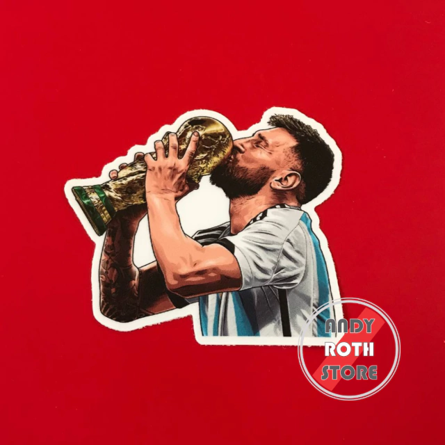 sticker messi copa del mundo - ANDY ROTH STORE