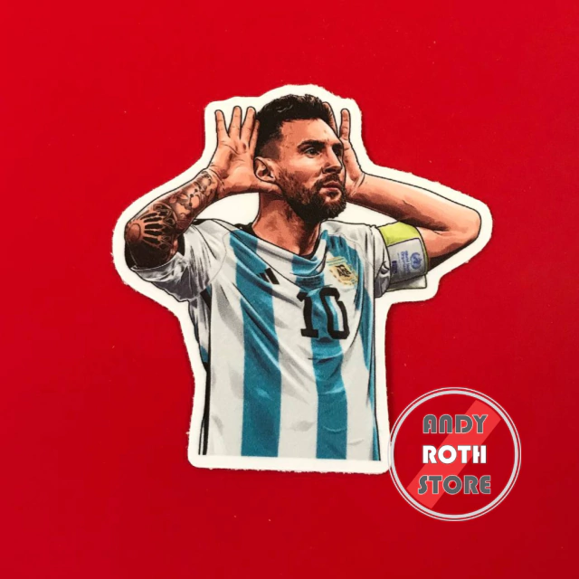 sticker messi festejo gol - Comprar en ANDY ROTH STORE