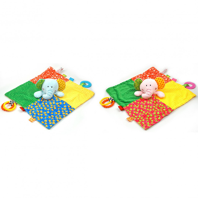 WOODY TOYS TRAPITO DE APEGO ELEFANTE SONAJERO 32CM