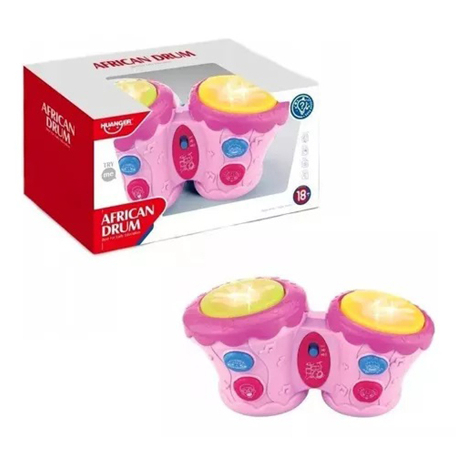 TAMBOR MUSICAL CON LUZ Y SONIDO 1813239 +18M