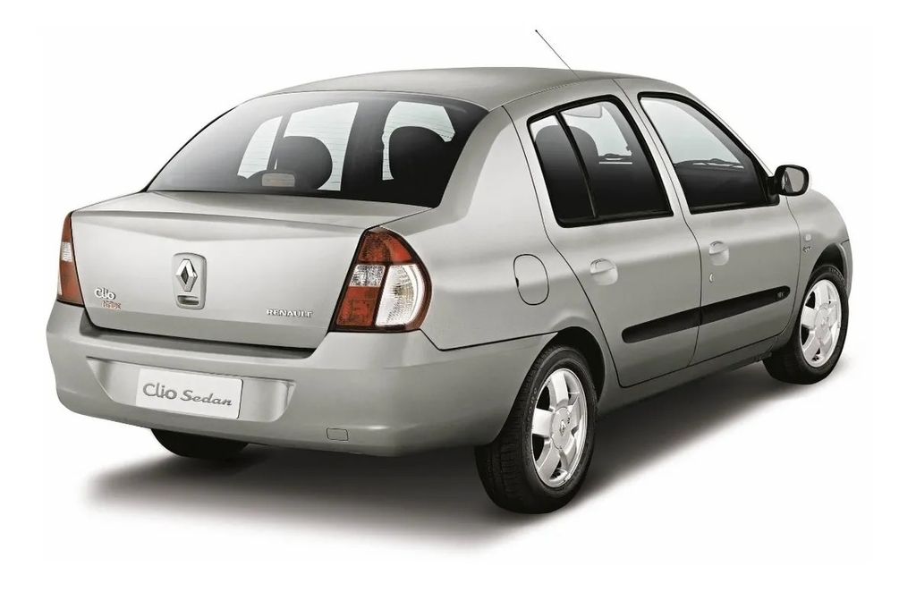 Lateral Traseira Clio Sedan 2000 2001 2002 2003 2004 2005 2006 2007 ...