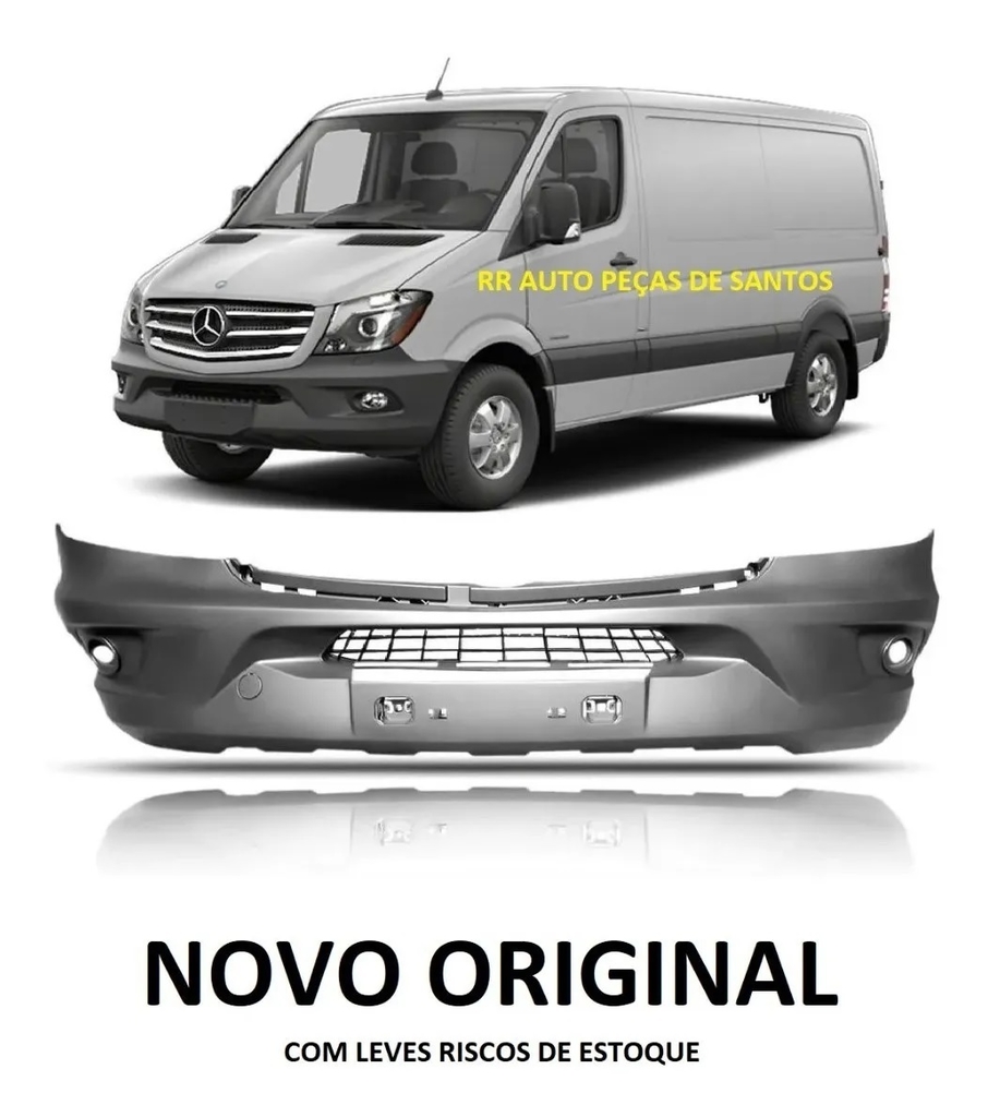 Parachoque Dianteiro Sprinter 2017 2018 2019 Preto Original