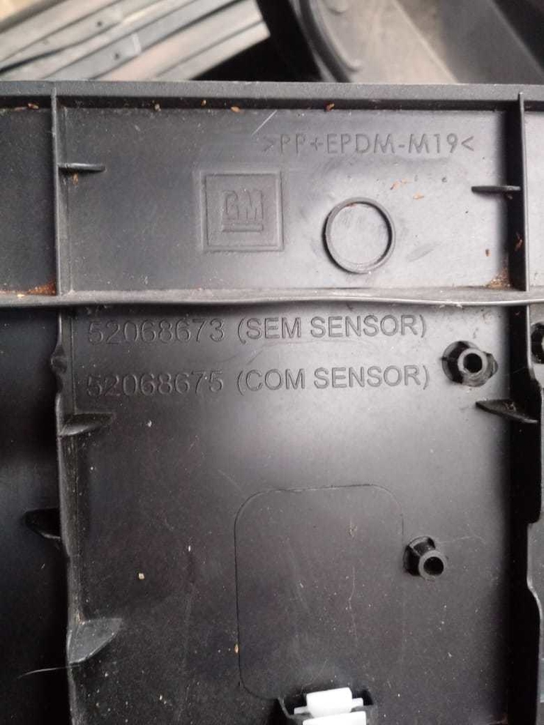 Moldura Parachoque Traseiro S10 2012 2013 2014 2015 2016 2017 2018 2019 ...